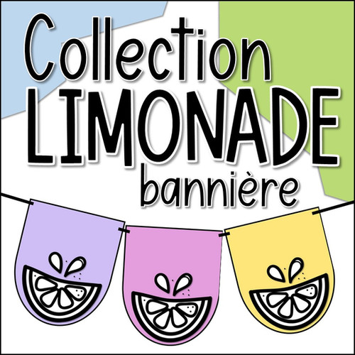 Collection Limonade - Bannière | La classe de Karine