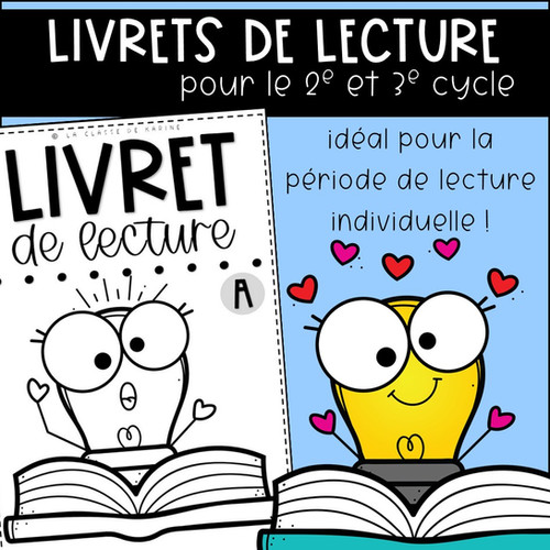 Livrets de lecture pour l'année - 2e et 3e cycle | La classe de Karine