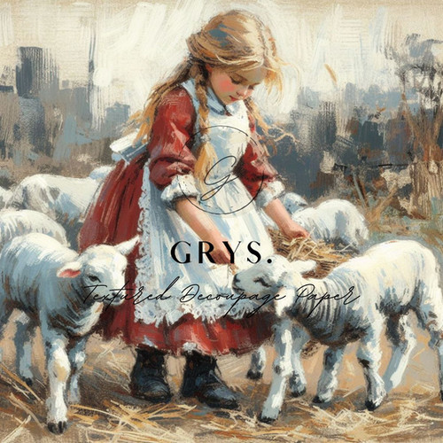 GRYS. Textured Decoupage Paper - Playtime | Redesigns