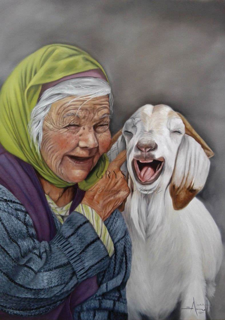 grys-textured-decoupage-paper-anet-colab-i-love-this-goat