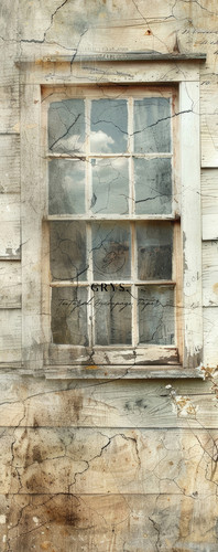 GRYS. Textured Decoupage Paper- Farmhouse Window Door | Redesigns
