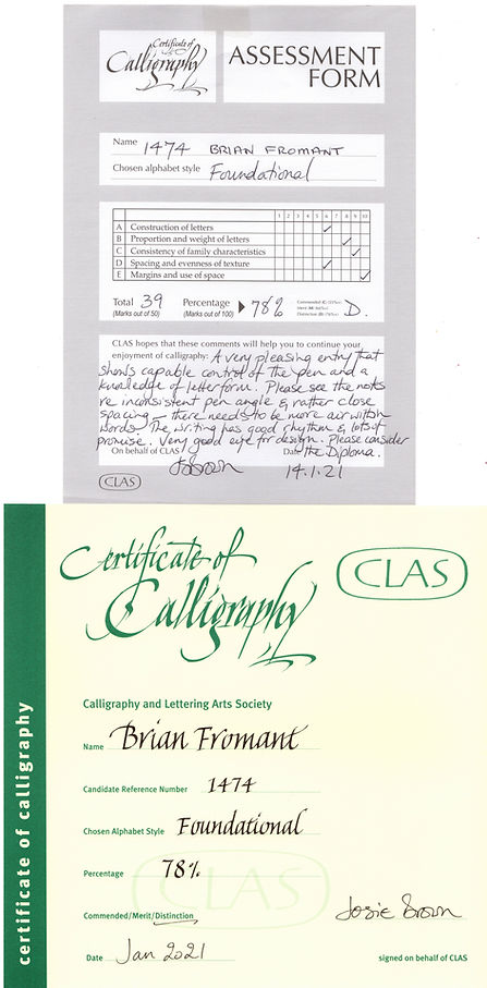 Calligraphy | Brian Fromant