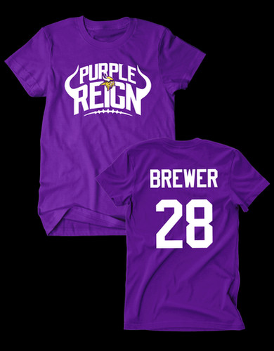 PURPLE REIGN "YOUR PLAYER" TEE | fangearjunkie