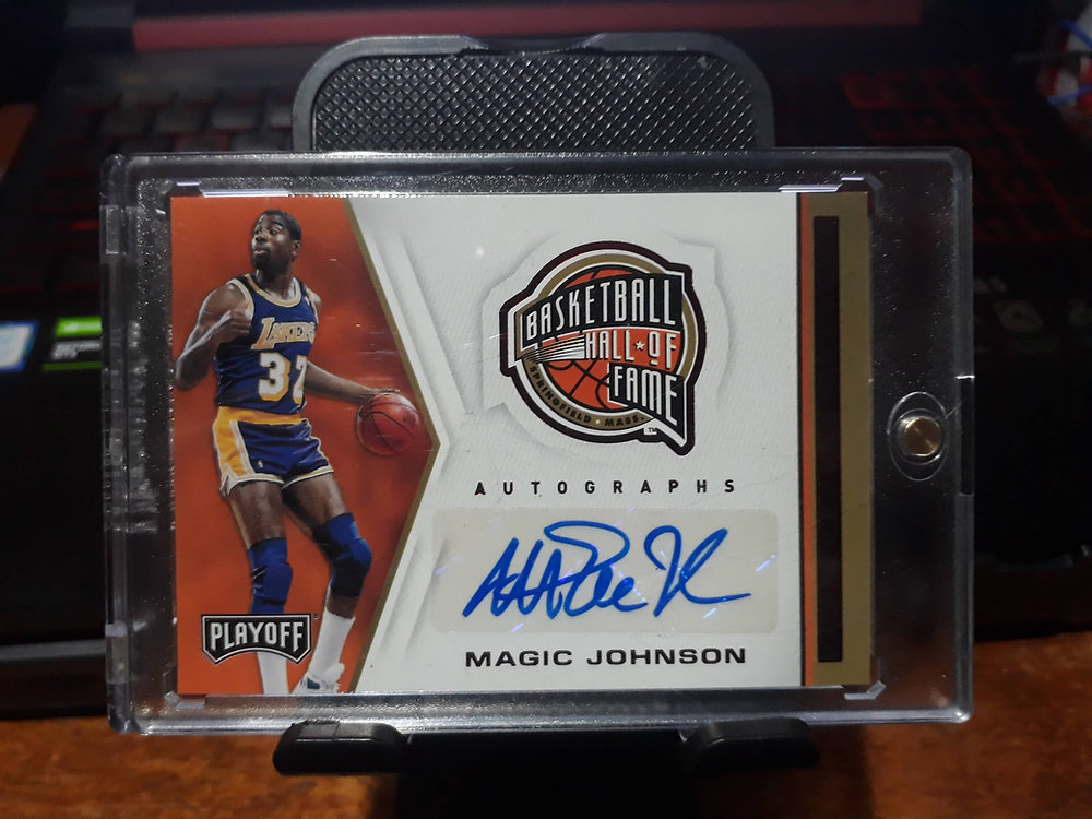 MAGIC JOHNSON | HALL OF FAME AUTOGRAPH CARD