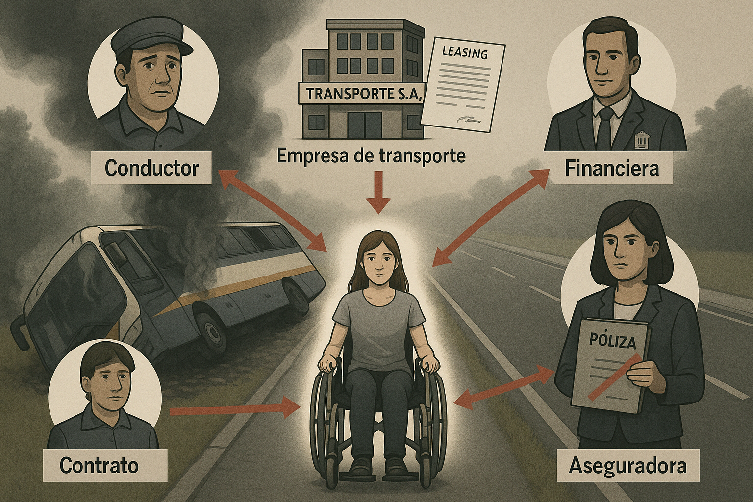 ¿Quien debe indemnizar a la víctima de un vehículo en leasing? | MEJAB