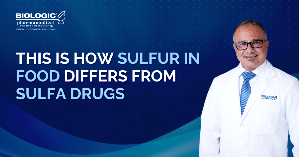 Franco Cavaleri's Guide to Understanding Sulfur in Food and Sulfa Drugs