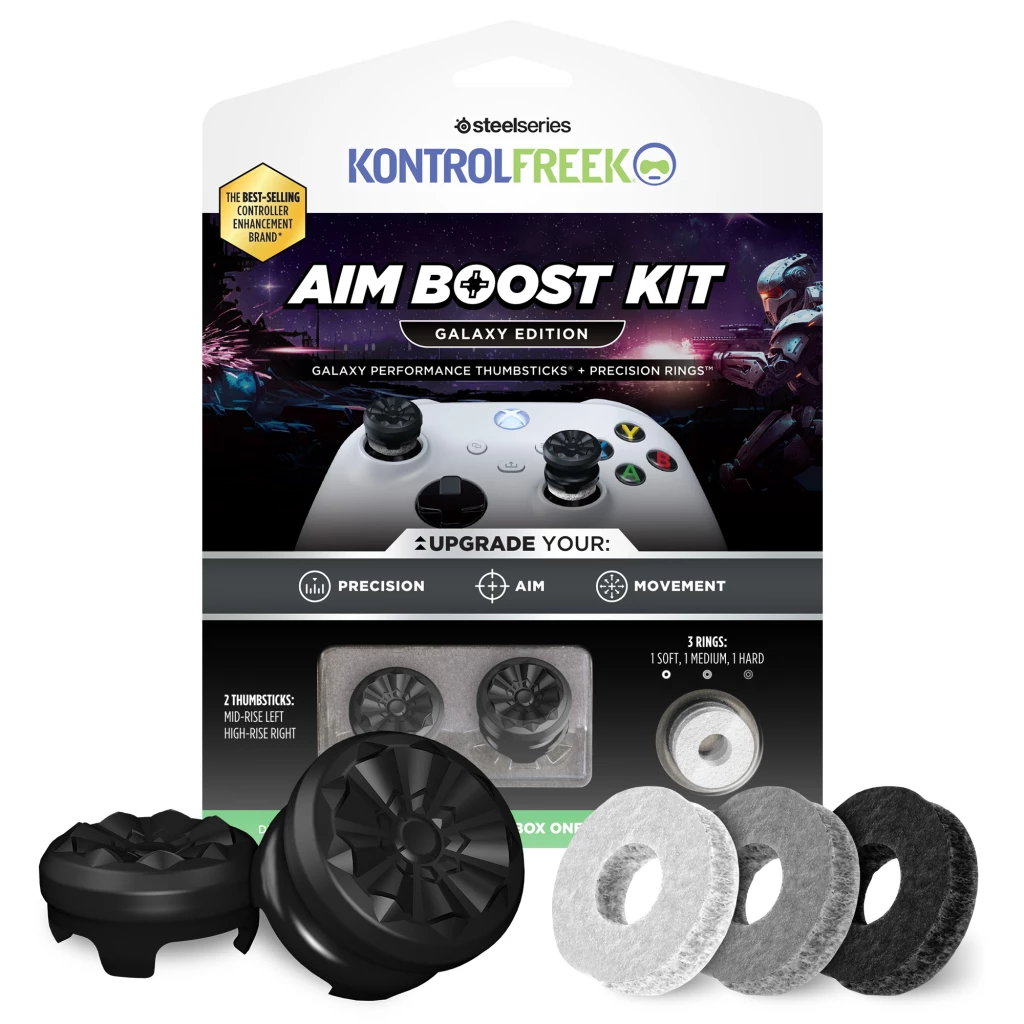 Kontrolfreek Galaxy Black Aim Boost Kit