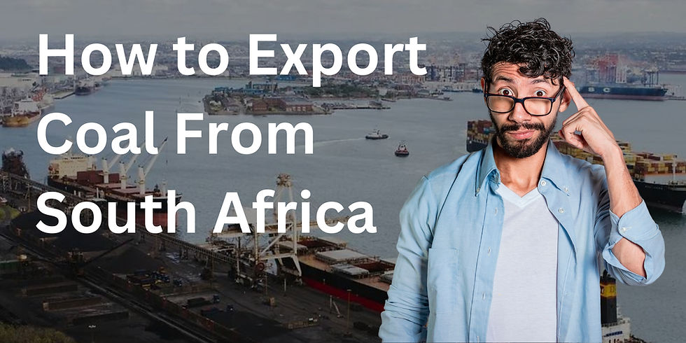 How to Export Coal From South Africa | National Coal Suppliers