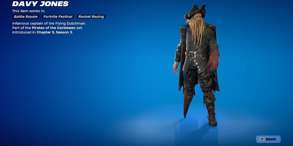 Unlock Pirates of the Caribbean Skins in Fortnite
