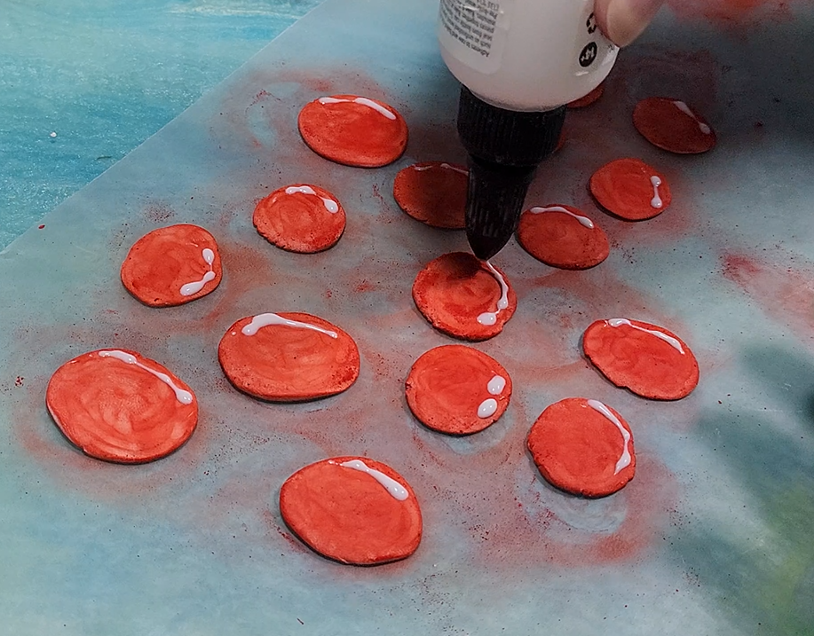 A Lesson Learned from Coloring Unbaked Polymer Clay with Pastels