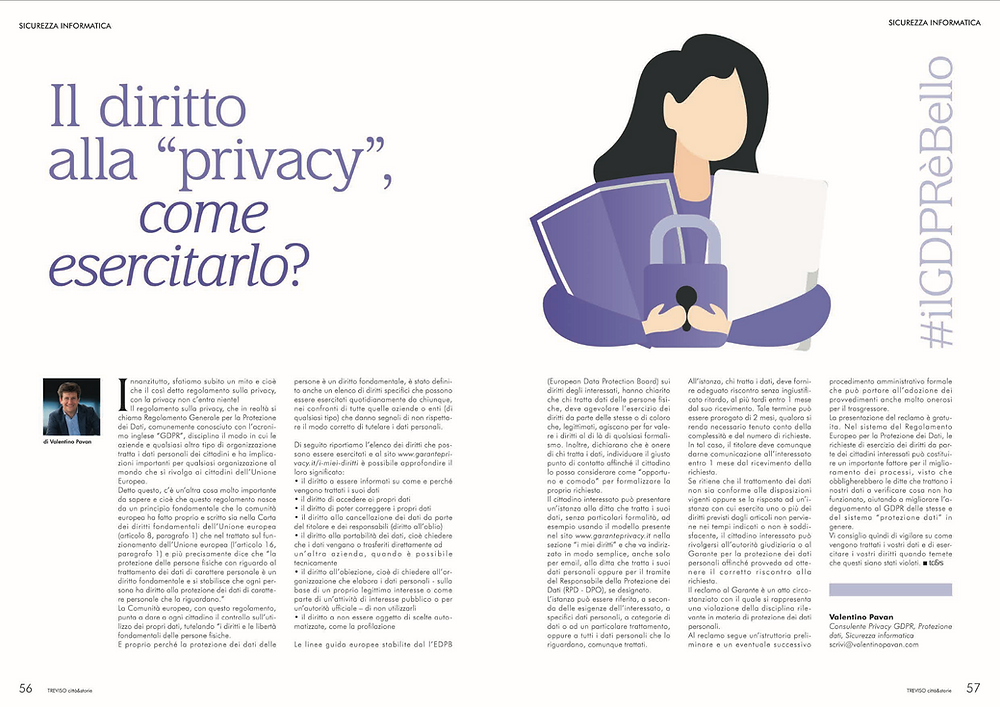 Il diritto alla"privacy", come esercitarlo?