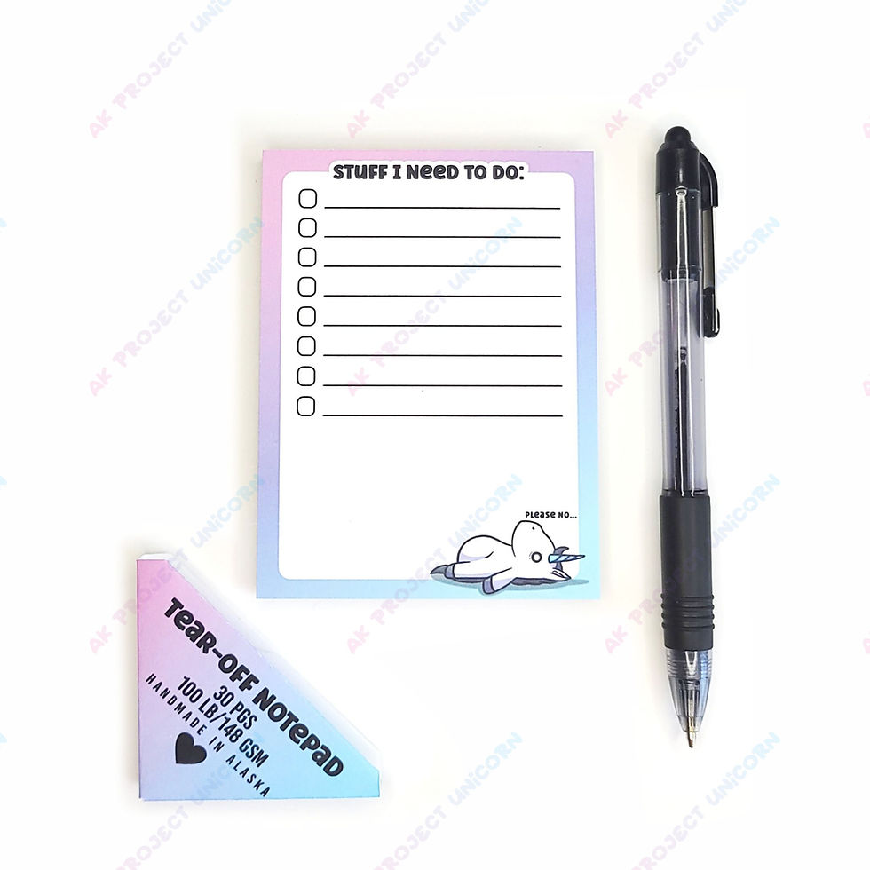 Stuff I Need To Do (List) 3x4 Notepad | AK Project Unicorn