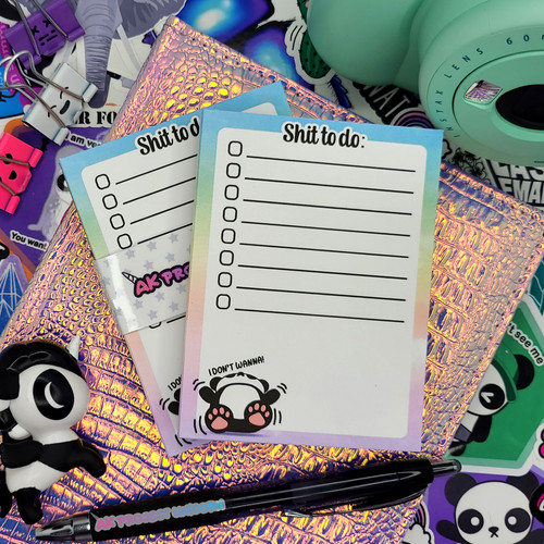 Sh*t To Do (List) 3x4 Notepad | AK Project Unicorn