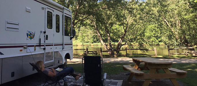 RV Sites | New River Campground and Canoe | Independence, VA