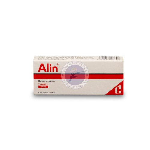 Alin (dexametasona) tableta 0.5 mg 30 tabletas | Farmacia D'Fatima
