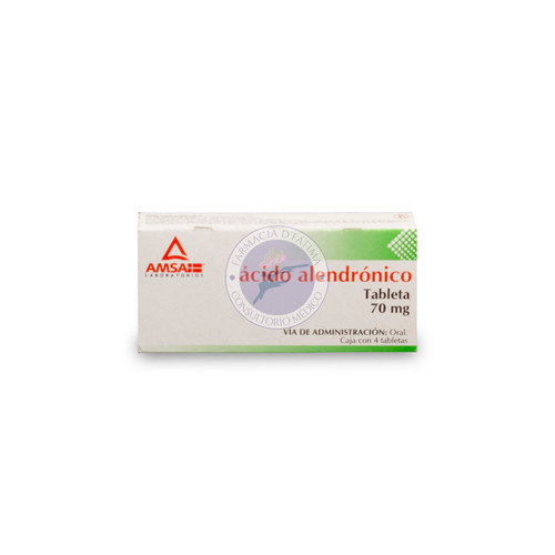 Acido Alendrónico (Amsa) tableta 70mg 4 tabletas | Farmacia D'Fatima
