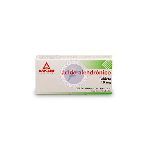 Acido Alendrónico (Amsa) tableta 10mg 30 tabletas | Farmacia D'Fatima