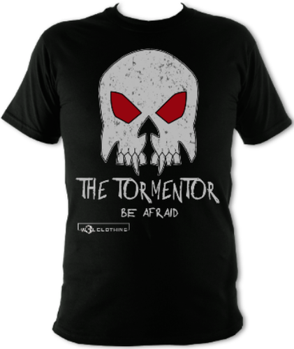 The Tormentor Be Afraid T-Shirt | W3LWrestling.com