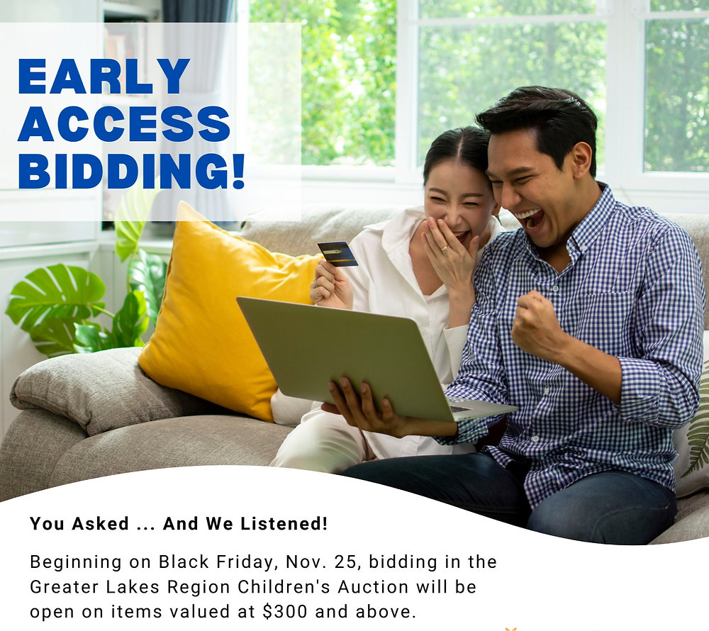 Bid Early on Dozens of High Value Items Starting Black Friday, Nov. 25