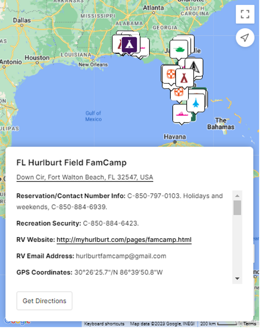 Hurlburt Field FamCamp, FL | Featured RV And Camping Getaway