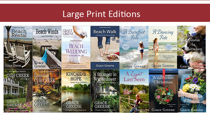 Large Print Editions | gracegreene
