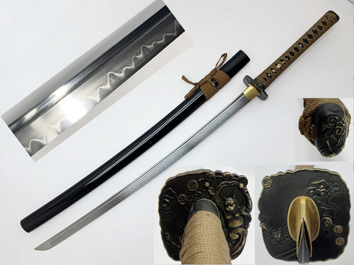 42 1/2" 1095 Hand Forge Samurai Sword Shinogi Zukuri Blade | Ryujin Swords