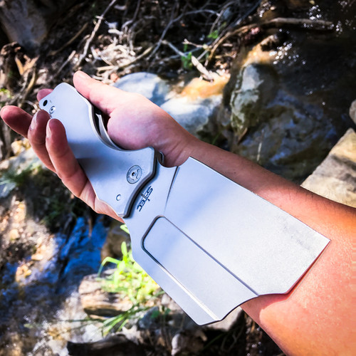 S-TEC 11 inch Heavy Duty Field Shovel Folding Cleaver | S-Tec Knife