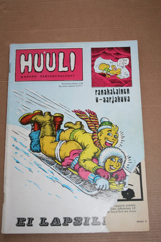 Huuli sarjakuvalehti 9/ 1977 | Herra Hoo