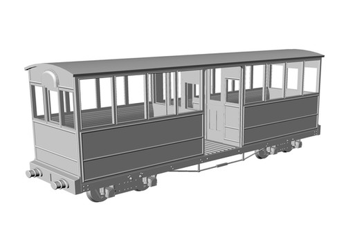Corris Railway Falcon Bogie Coach | IconicRail