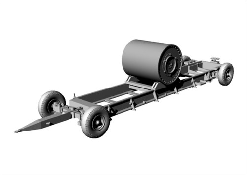 RAF Bomb Trolley with Upkeep Mine (Dambuster) | Iconicair