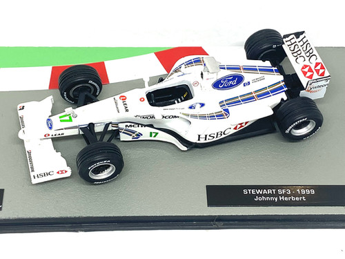1:43 Scale Model of Johnny Herbert's Stewart Ford SF3 Formula One Car ...