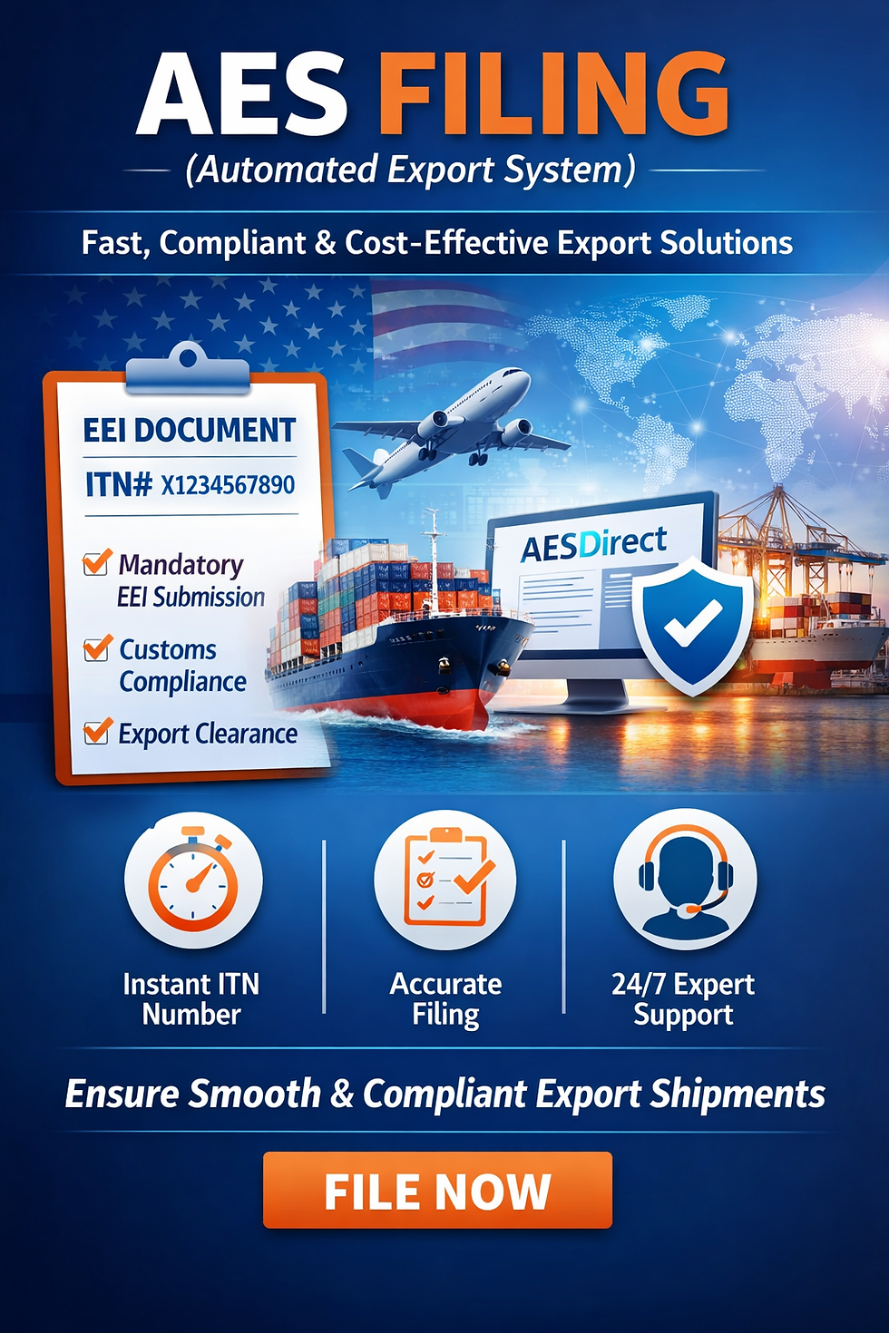 Get an AES Filing / ITN | 24/7itn.com