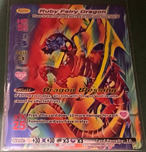 Ruby Fairy Dragon Full Art | Winter’s Attic