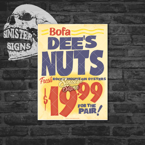 Butcher Shop "Window Poster" Banners | Sinister Signs
