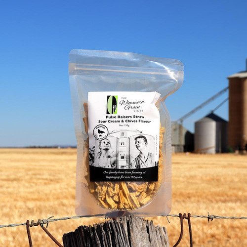 Pulse Raisers Chickpea Straw Sour Cream and Chives 150g | Wimmera Grain ...
