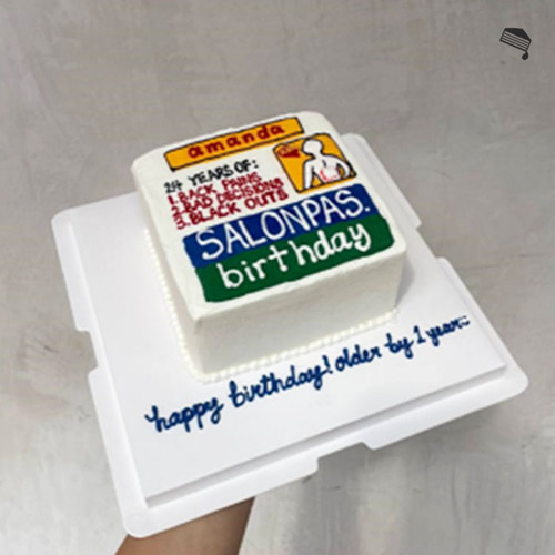 Salonpas square cake | Cakeinspiraton SG