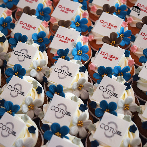 Customisable Square Edible Print Cupcake | Cakeinspiraton SG