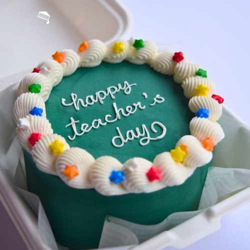 Chalkboard Theme Bento Cake | Cakeinspiraton SG