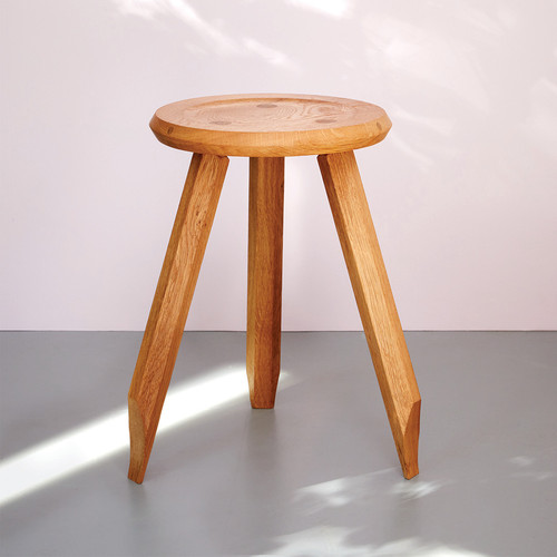 ScallopEd Stool Round | TedWood Furniture