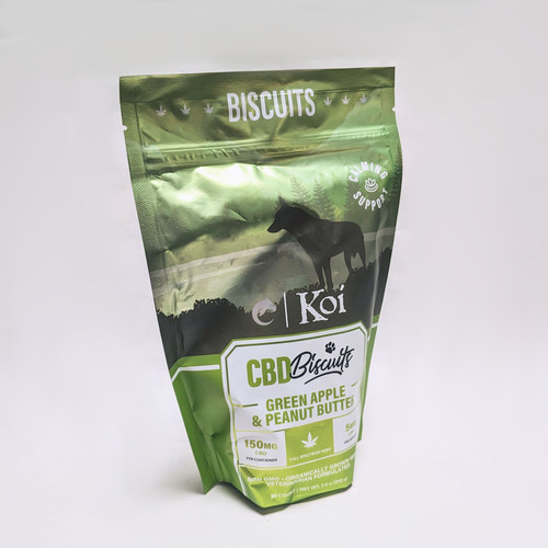 Koi Dog Treats - Green Apple Calming Support | Irie Bliss