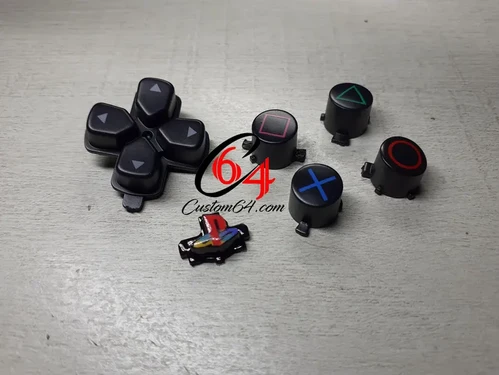 original vintage buttons kit ps5 dualsense controller | custom64