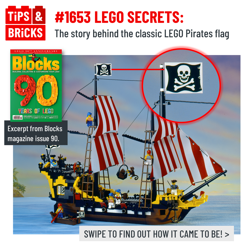 #1653 LEGO SECRETS: The story behind the classic LEGO Pirates flag