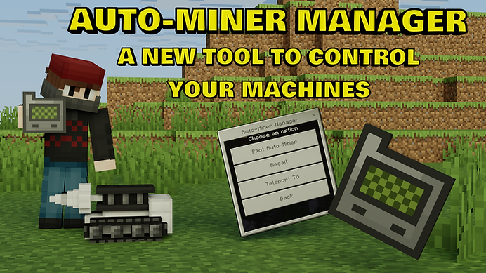 Auto-Miner Plus+ - Minecraft Bedrock Addons - CurseForge