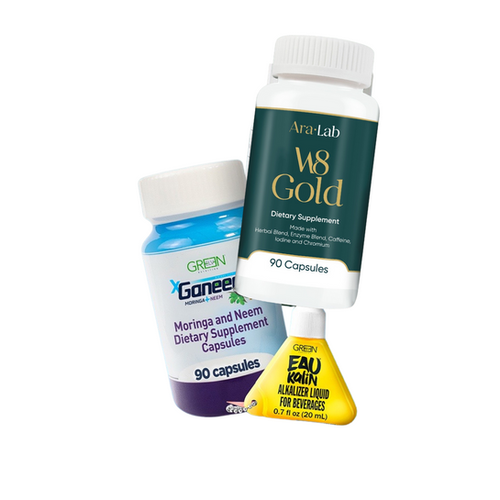 W8 Gold + Ganeem + EauKalin Trio | alipotec-tejocote