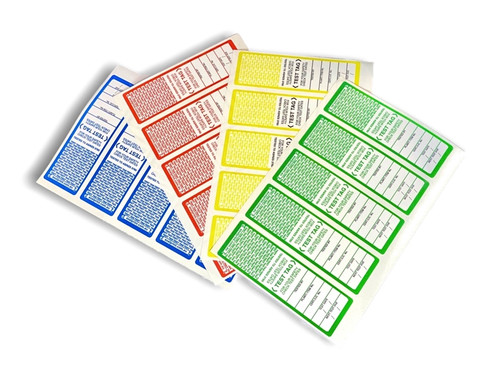 Light Duty Electrical Test Tags (100 pack) | scaffolding tools