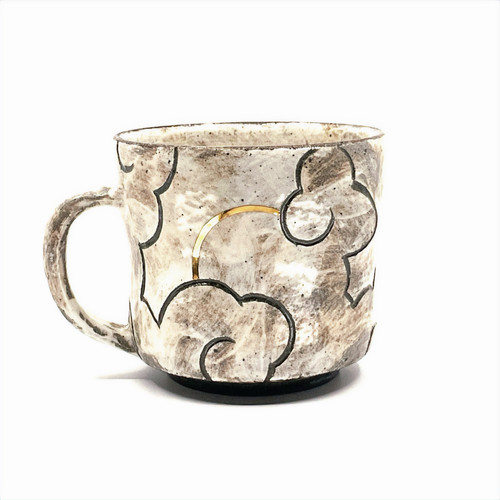 Cloud Mug 3 // gold | samchungceramics