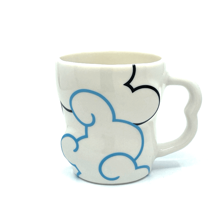 Cloud Mug 5 / blue+black | samchungceramics