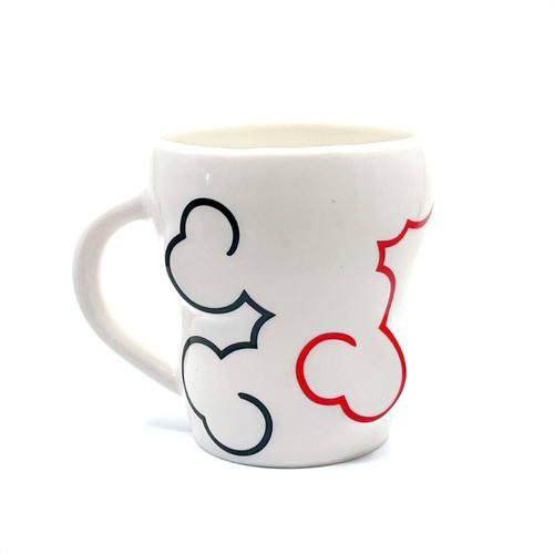 Cloud Mug 13 / red+black | samchungceramics