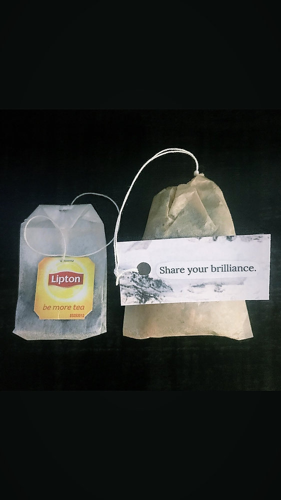 Why knotted tea bags are better.