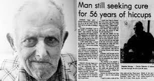 The longest case of hiccups lasted 68 years